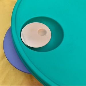 Tupperware | Kitchen | Tupperware Crystalwave Divided Microwave Dish ...